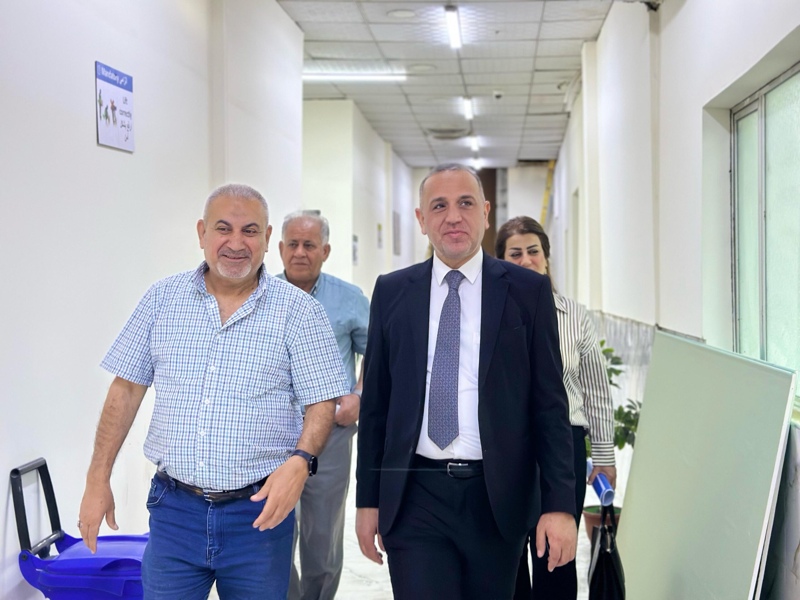 Visit of the Ministerial Committee for Evaluative Examinations - Iraq University College (IUC)